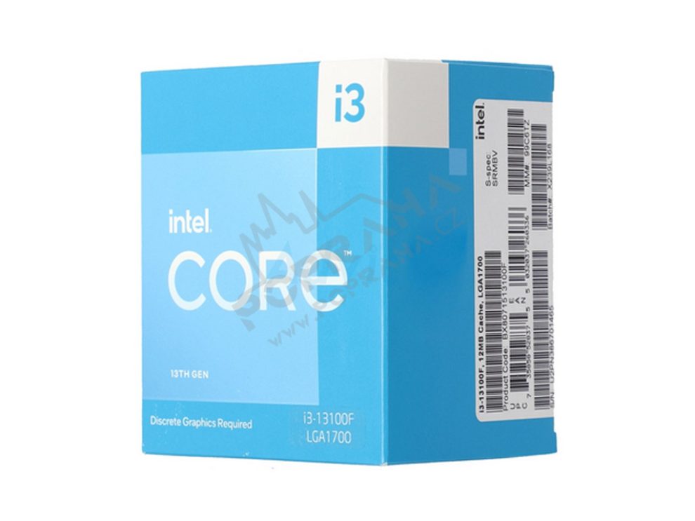 Intel Core i3-13100F - PC PRAGUE