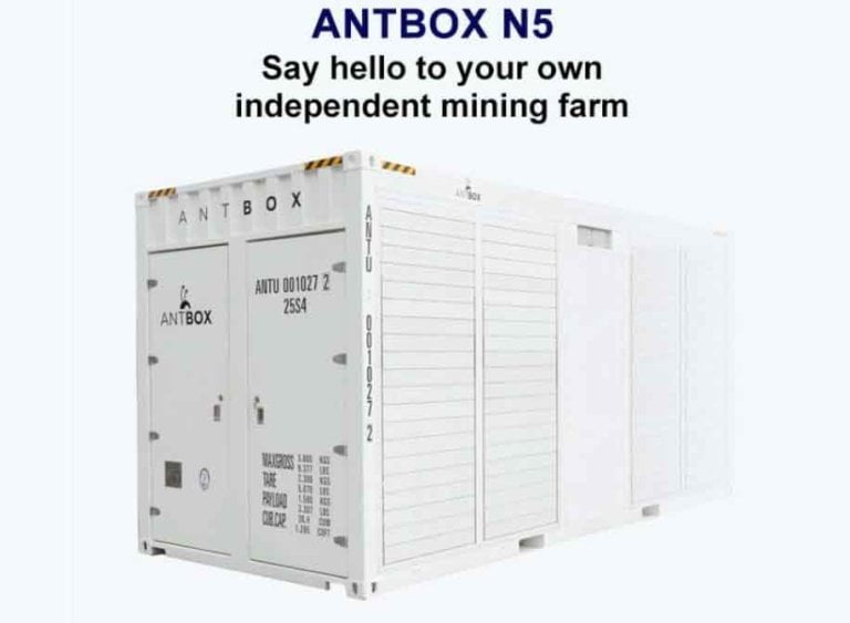 Bitmain Antbox N5 Mobile Container For Mining 20hq 658kw Outdoor Version V2 Pc Prague