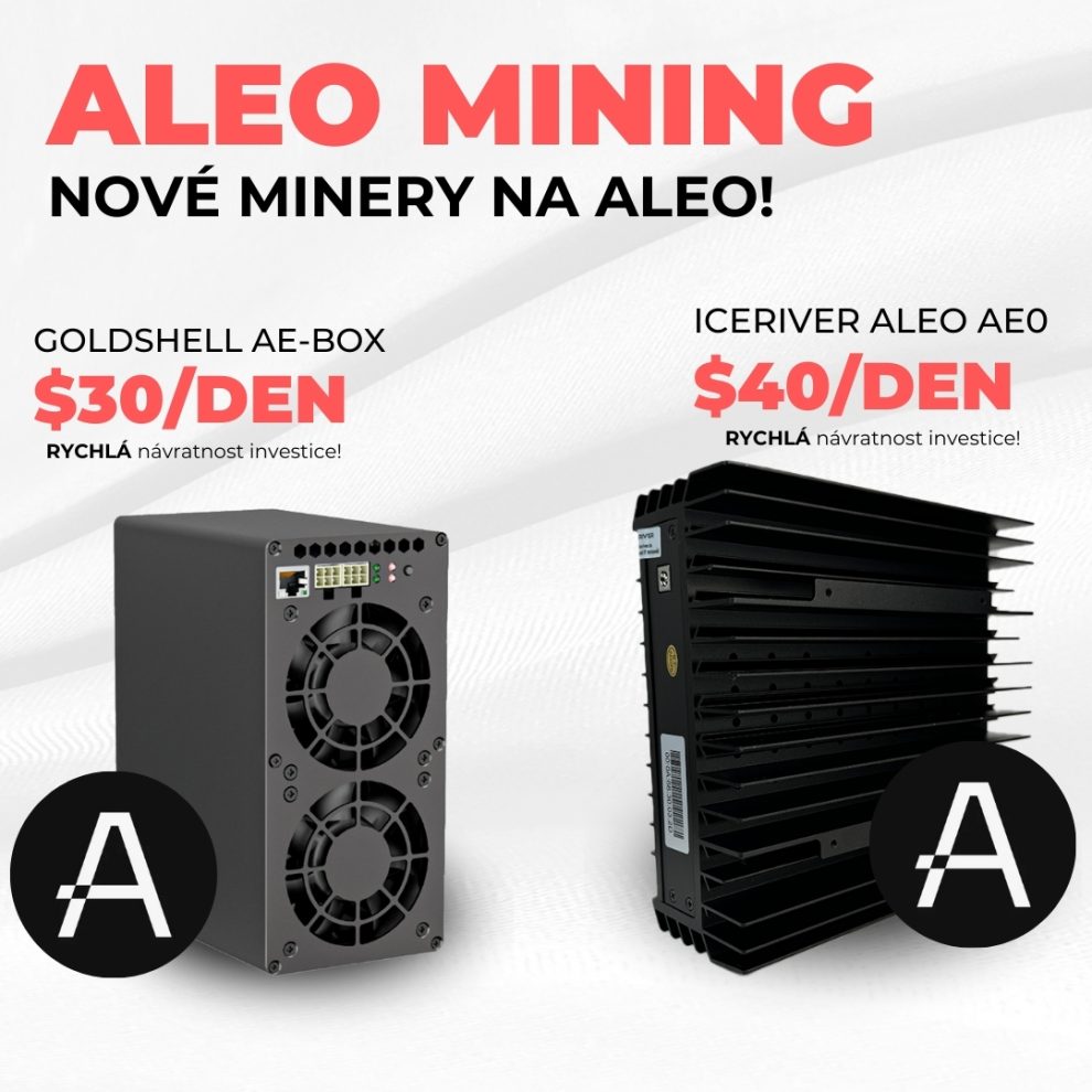 ALEO Miners: Iceriver ALEO AE0 and Goldshell AE-BOX - NEW!
